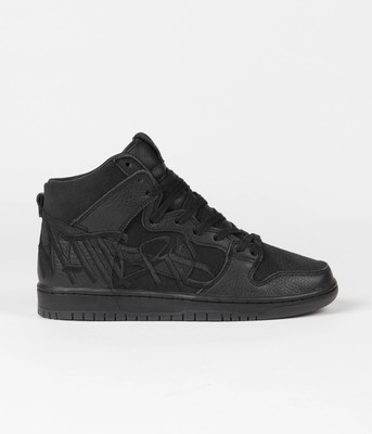 Nike Dunk High SB x FAUST Black Size UK 5.5 - Same Day Dispatch | eBay