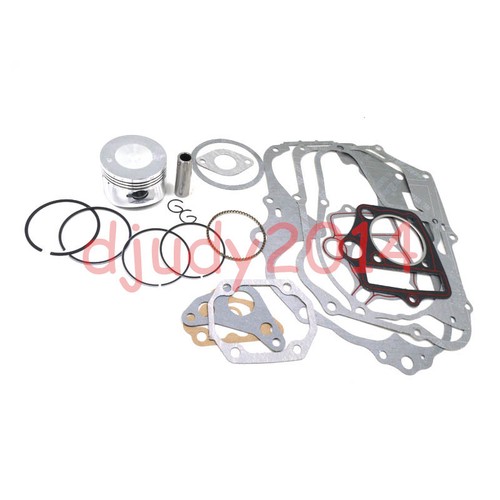 52.4MM Gasket Piston Ring Set For Horizontal 110cc Engine Dirt Pit Bike ...