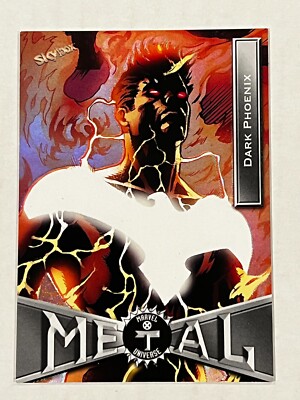 2020 Marvel X-MEN Metal Universe PINK PMG #073 #73 DARK PHOENIX #68/75😍 ...