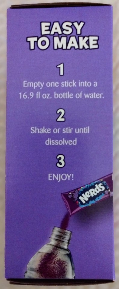 Nerds Drink Mix Grape & Strawberry To Go Sticks Sugar Free 20-CT SAME ...