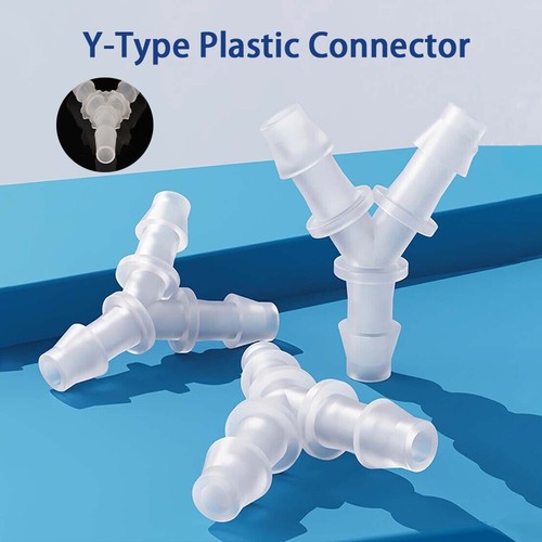 Y-Type Three Way Plastic Connector 3 Joint Pipe Reducer Splitter ...