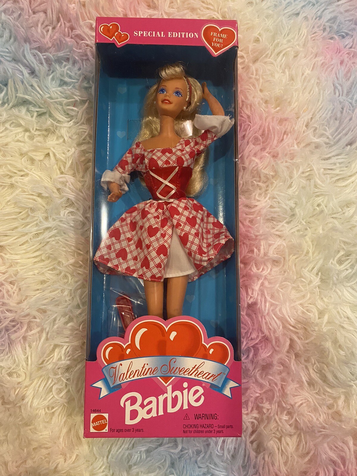1995 Valentine Sweetheart BARBIE Doll Special Edition Mattel #14644 NEW ...