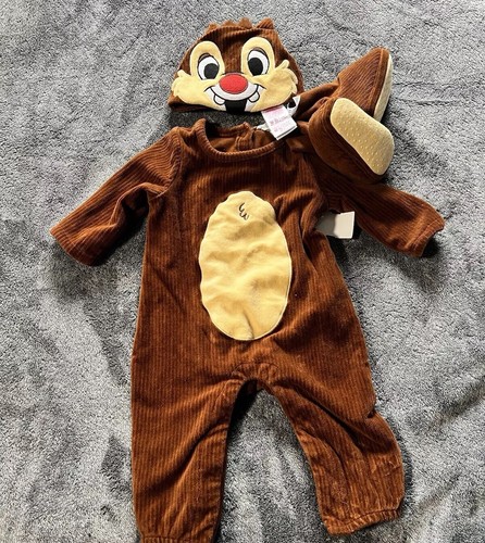 Disney Store Baby Dale Chipmunk Ones Bodysuit Costume Infant 6-9 m NWT ...
