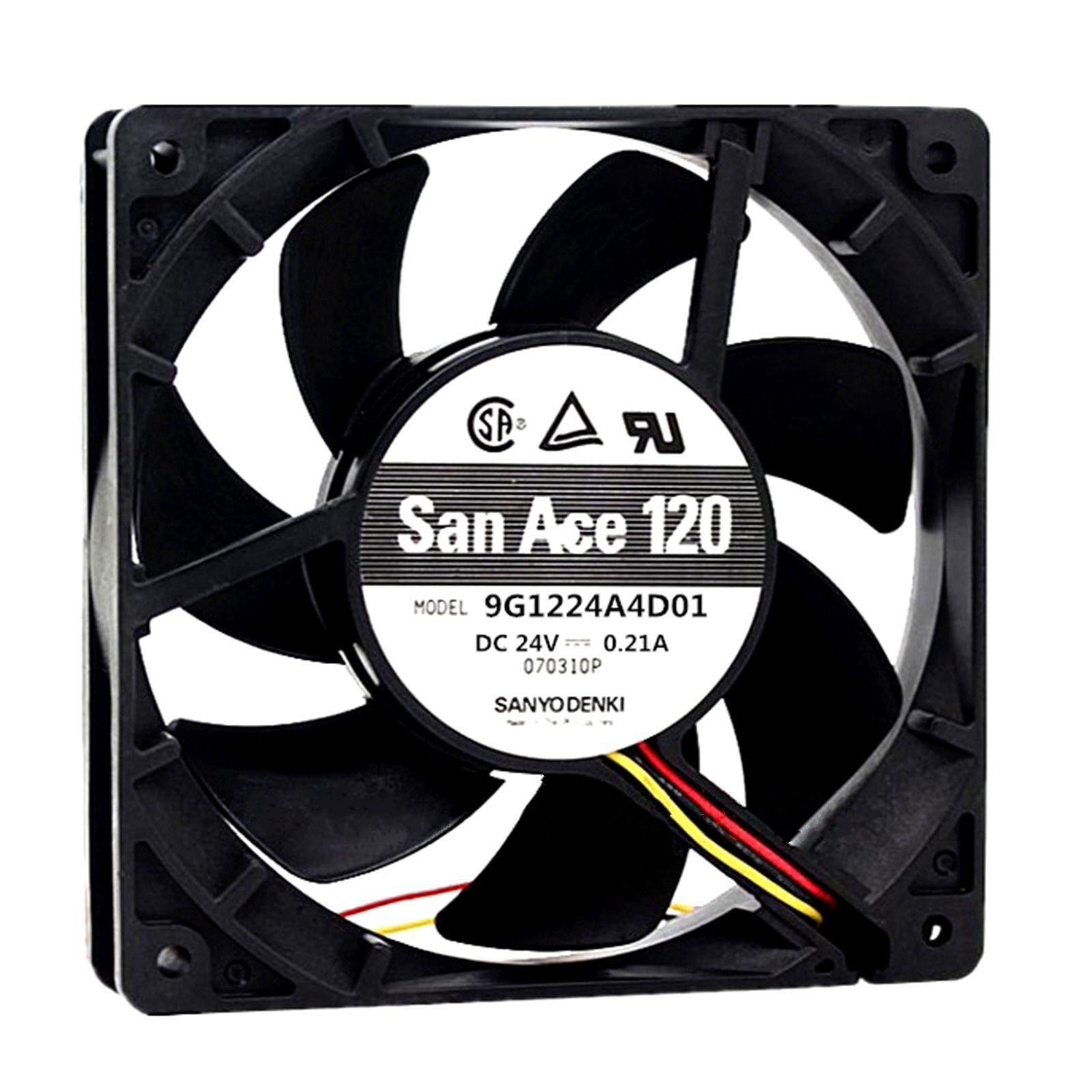 1PCS 9G1224A4D01 DC 24V 0.21A New For SANYO 12cm 3 PIN FAN Free ...