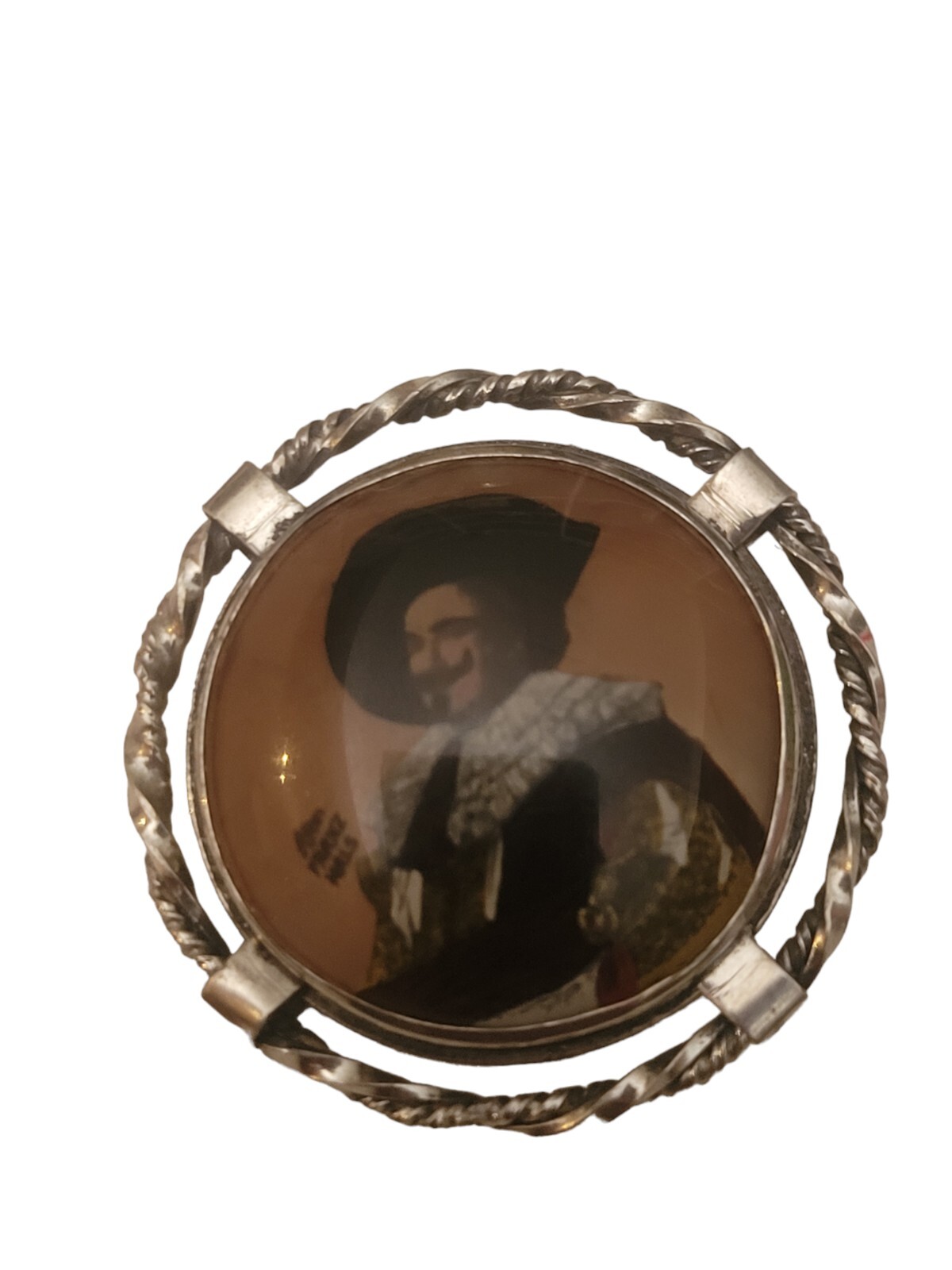 Victorian Sterling Silver Brooch Pin Laughing Cavalie… - Gem