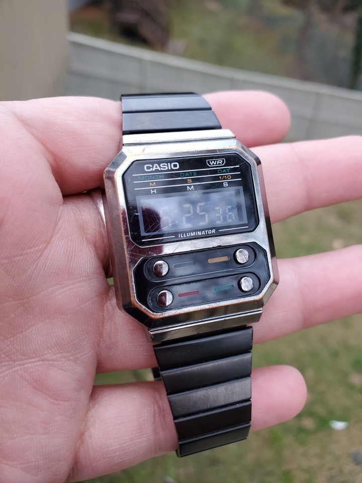 Casio WR A100WE-3503 Monochromatic Watch Casio Wrist Watch | eBay