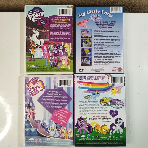 My Little Pony Dvd Lot Set Of 4. TESTED AND WORKING | eBay