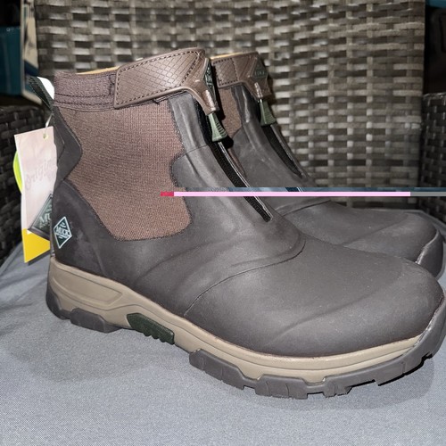 Muck Boot Men's Apex Mid-Zip Boots Brown Size 10 NEW | eBay