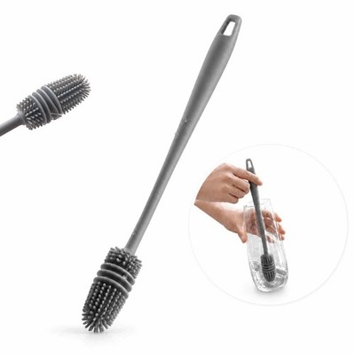 Long Handle Silicone Water Cup Brush Hangable Cleaning Brush for ...