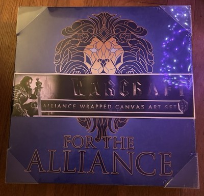 Warcraft Movie Alliance Wrapped Canvas Art Set Wow World Of Warcraft ...
