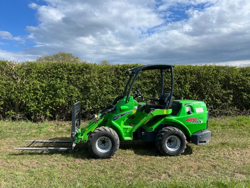 2021 Avant 755 Wheeled Loader - C/W Forks & Weights - 316 Hours - 57HP ...