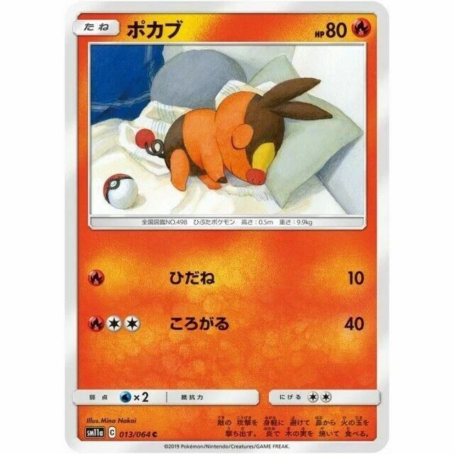Tepig Pokemon Card