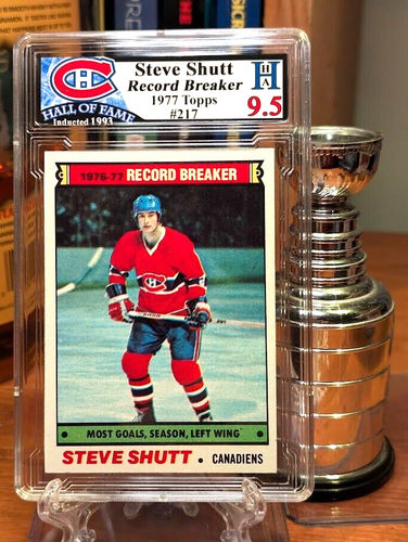 Steve Shutt 1977 Topps 217 Record Breaker Montreal Canadiens HHA 9.5 | eBay