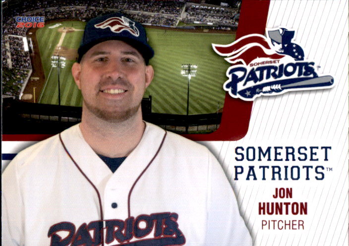 2016 Somerset Patriots Choice #9 Jon Hunton North Plainfield New Jersey ...