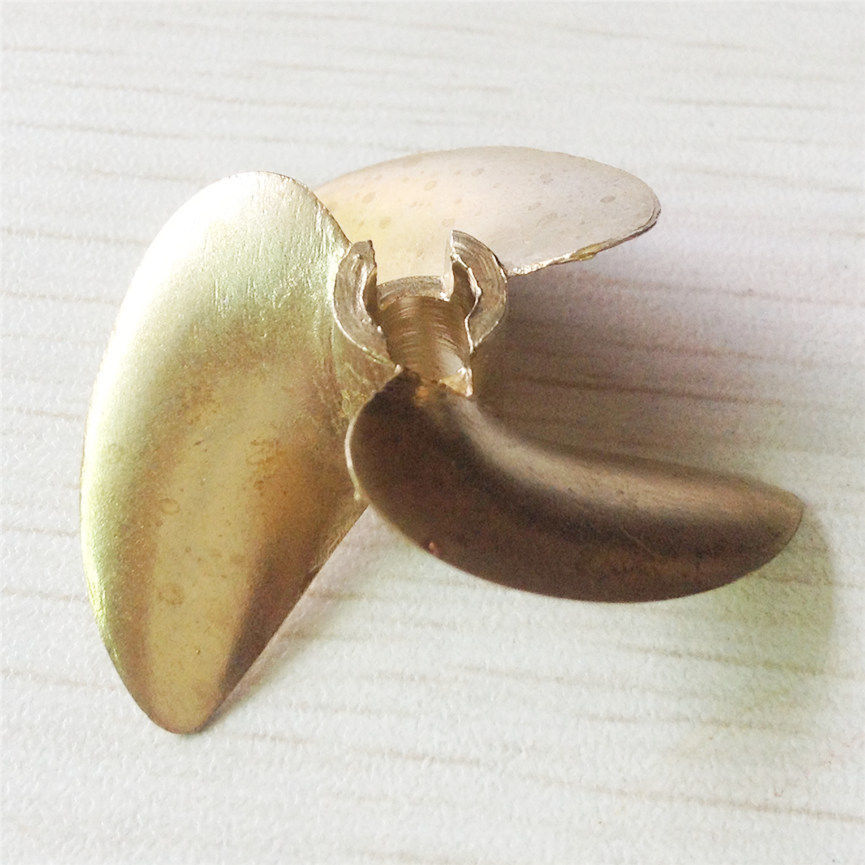 PROPELLER 436 Bronze Prop 1/8" 3.18mm Shaft 3 Blade 36mm Diameter RC ...