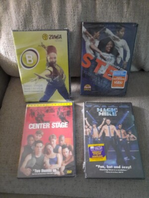 4 Brand New Exercise/Dance DVDs. 1 Zumba, 3 dance movies. Ships Fast ...