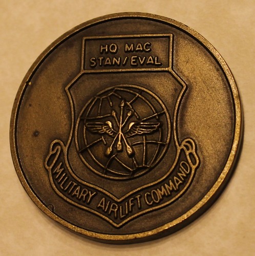 Military Airlift Command HD MAC STAN/EVAL Air Force Challenge Coin | eBay