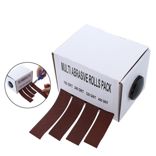 Sandpaper Emery Cloth Roll Soft Sand Woodworking Sanding Paper 150-400 ...