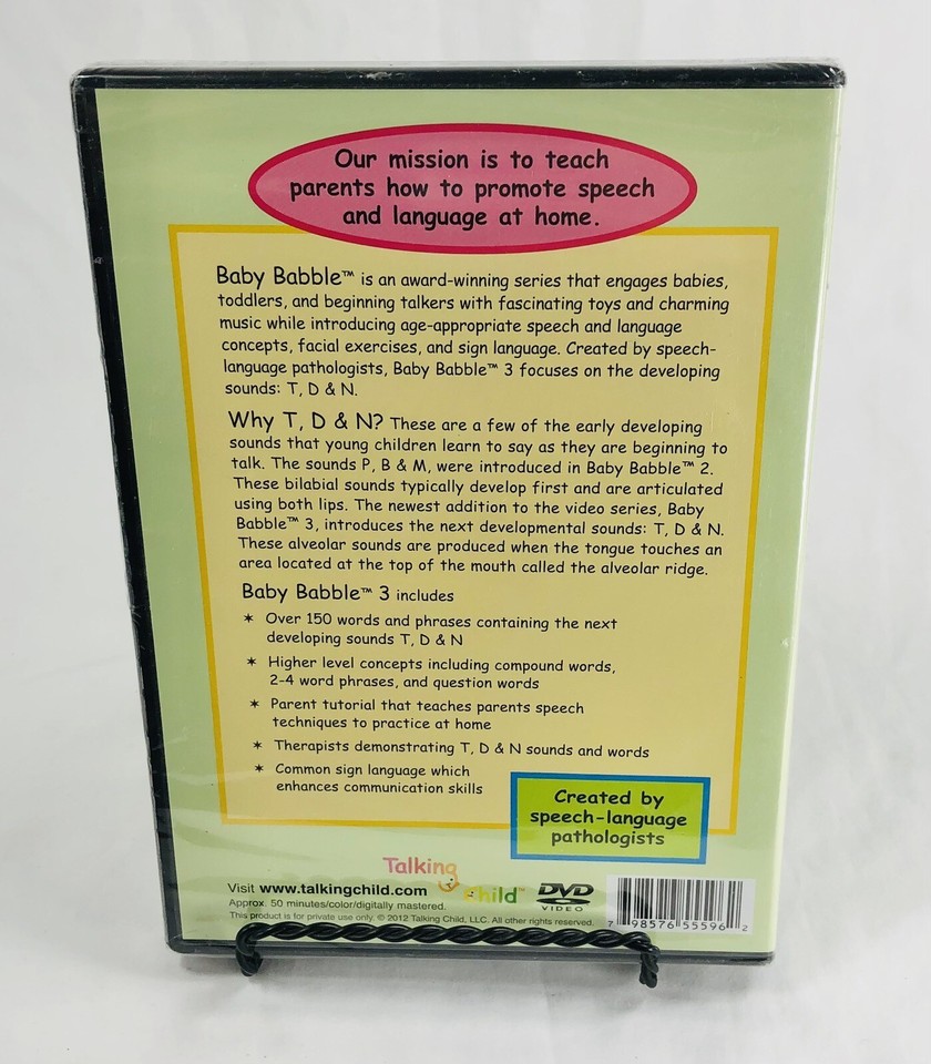 Baby Babble 3 DVD - NEW Sealed Speech-Enhancing Video 9 to 40 Months | eBay