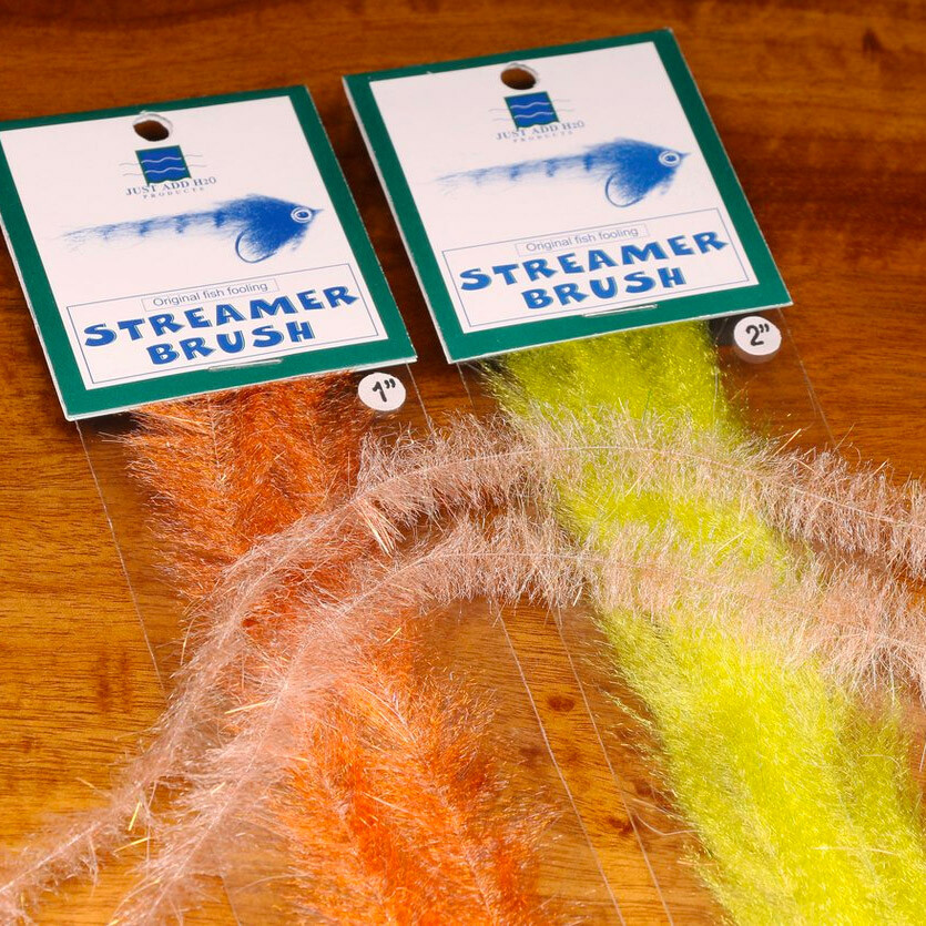 JUST ADD H2O STREAMER BRUSH - Fly Tying Game Changer Material - 3 Sizes ...
