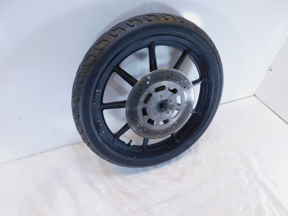 Harley Davidson Sportster 883 & 1200 19" Cast Front Wheel Rim w/ Tire ...
