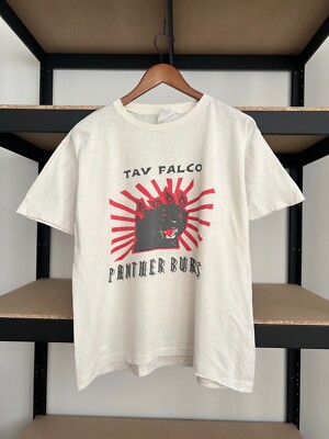 Vintage 90s Tav Falco Panther Burns Rock Band White T-shirt | eBay