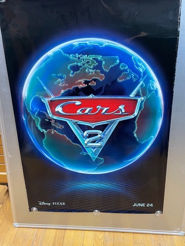 CARS 2 THEATER RELEASE DOUBLE SIDED 27x40 Movie POSTER | eBay Australia
