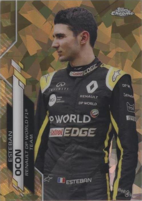 2020 Topps Chrome Sapphire Edition Formula 1 - F1 Racers Esteban Ocon ...
