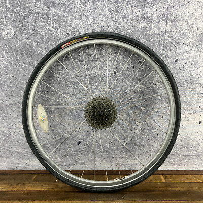 Vintage Shimano Mountain Bike Rear Wheel 26 Sun Rim MTB 32 133 135 ...