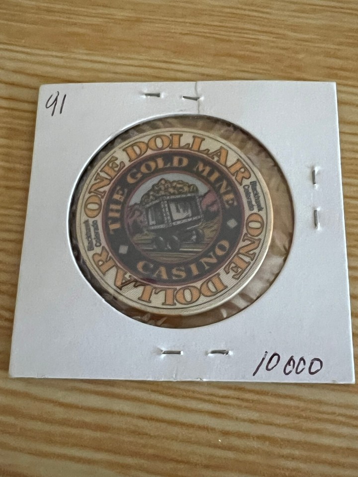 $1 The Gold Mine Casino Black Hawk Colorado Casino Chip | eBay