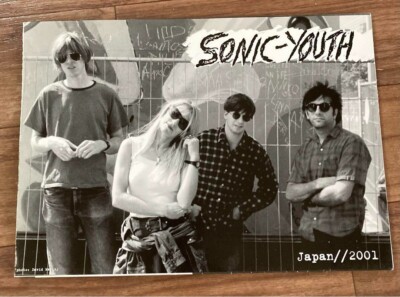 SONIC YOUTH NYC Ghosts & Flowers Japan Tour 2001 Booklet | eBay