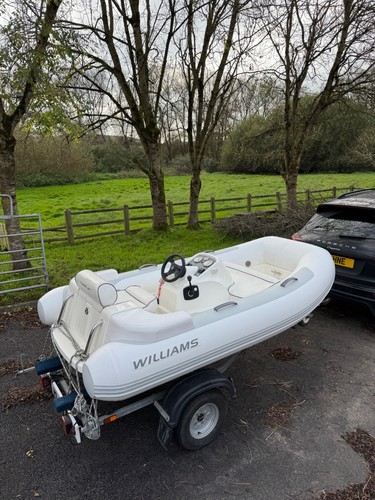 Williams 285 Turbojet Jet Rib Tender with new tubes and trailer | eBay UK