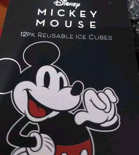 Disney Mickey Mouse Reusable Ice Cubes Red Black and Grey New In The ...