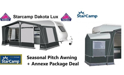 Dorema Starcamp Dakota Seasonal Awning Size 15 1000-1025cm + Annexe ...