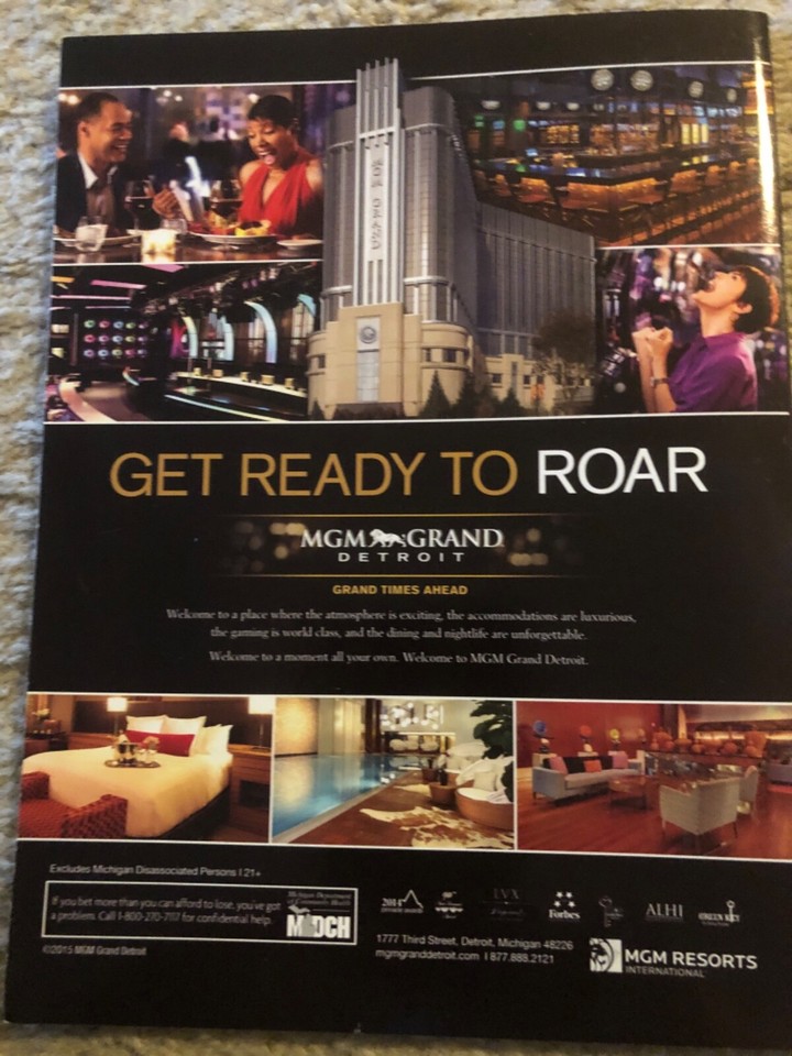 Visit Detroit Magazine Oct 2015-March 2016 Art on the City | eBay
