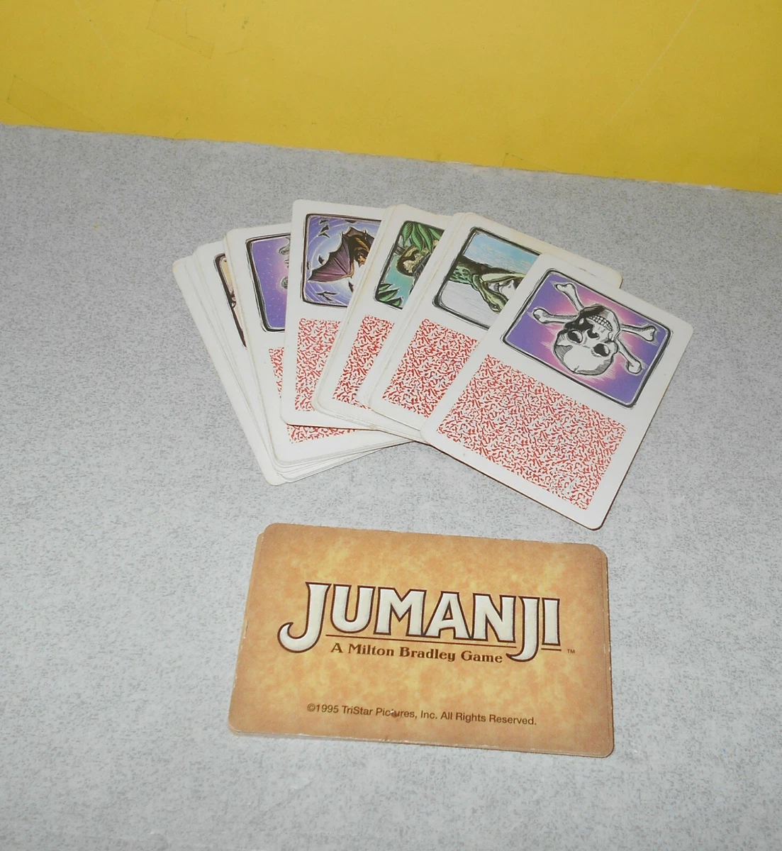 Jumanji Board Game Danger Cards