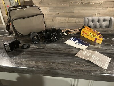 Vintage Sears KS Super II SR2000 35MM SLR Camera With Lens and Flash ...