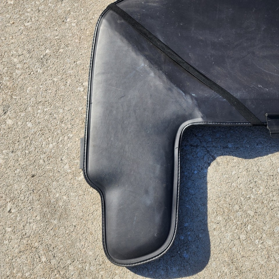 OEM 94-04 Ford Mustang CONVERTIBLE COVER Top Boot Tonneau Black Leather ...