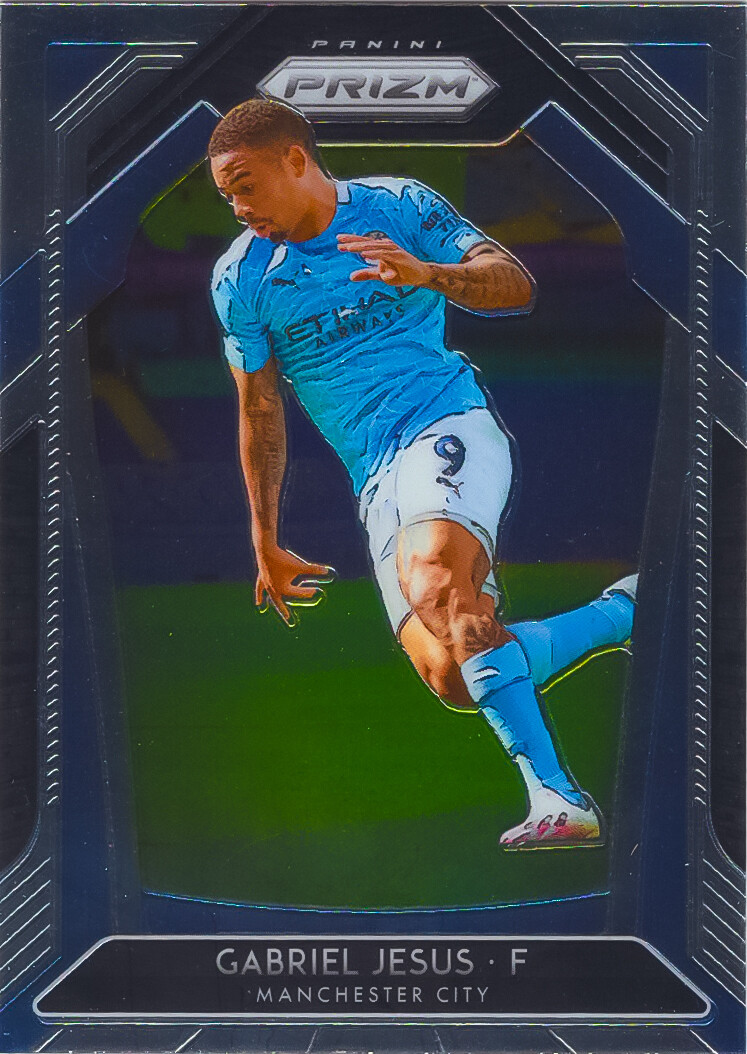 Gabriel Jesus 2020-21 Prizm EPL Premier League Soccer Card #105 ...