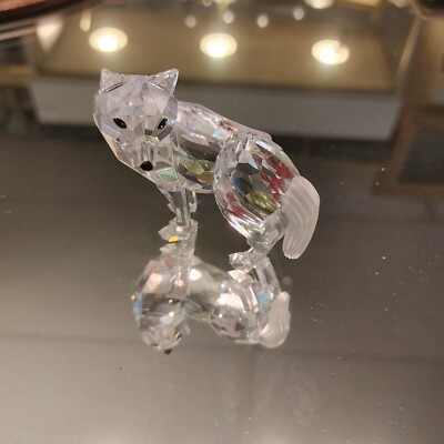Swarovski Crystal Fox Figurine | eBay