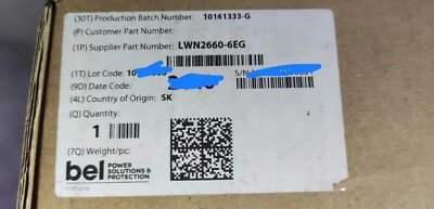 1PCS NEW LWN2660-6EG regulated power supply Via DHL or Fedex #N7359 YF ...