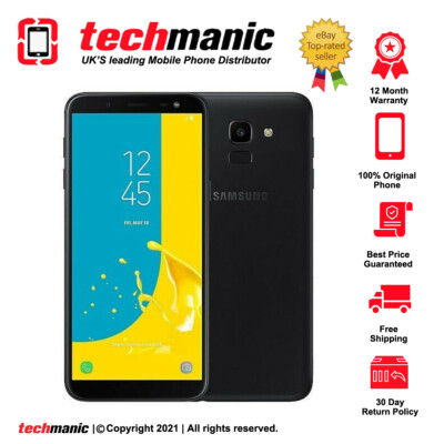 Samsung Galaxy J6 SM-J600 - 32GB - Black (Unlocked) Smartphone ...