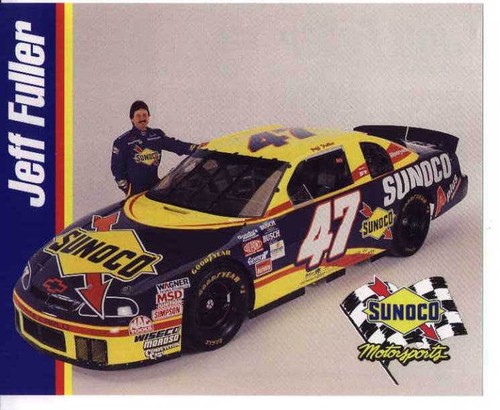 1996 Jeff Fuller Sunoco Chevy Monte Carlo NASCAR Busch postcard | eBay
