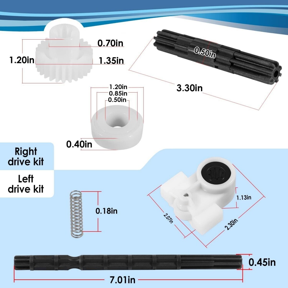 360289 360290 for Pentair Rebel Warrior Rebel Pool Right & Left Drive ...
