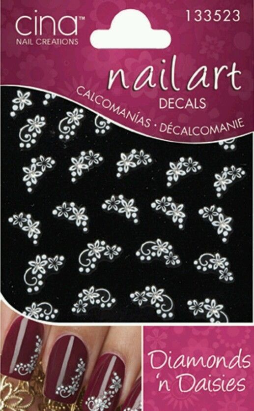 Cina Nail Art Decals ️ Self Adhesive ️ Sticker ️ Selfies! Buy 2 & Save ...