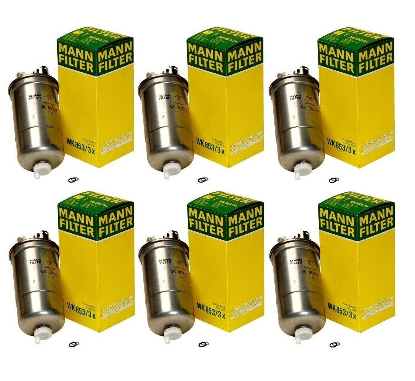 NEW For VW Passat Beetle Golf Jetta Passat Set of 6 Fuel Filters OEM | eBay