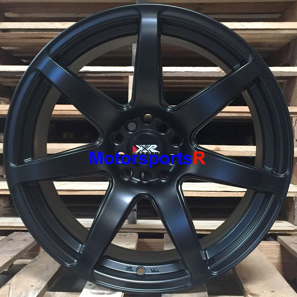 XXR 560 Wheels 18 x 8.5 Flat Black +35 Concave Rims 5x100 Subaru BRZ ...