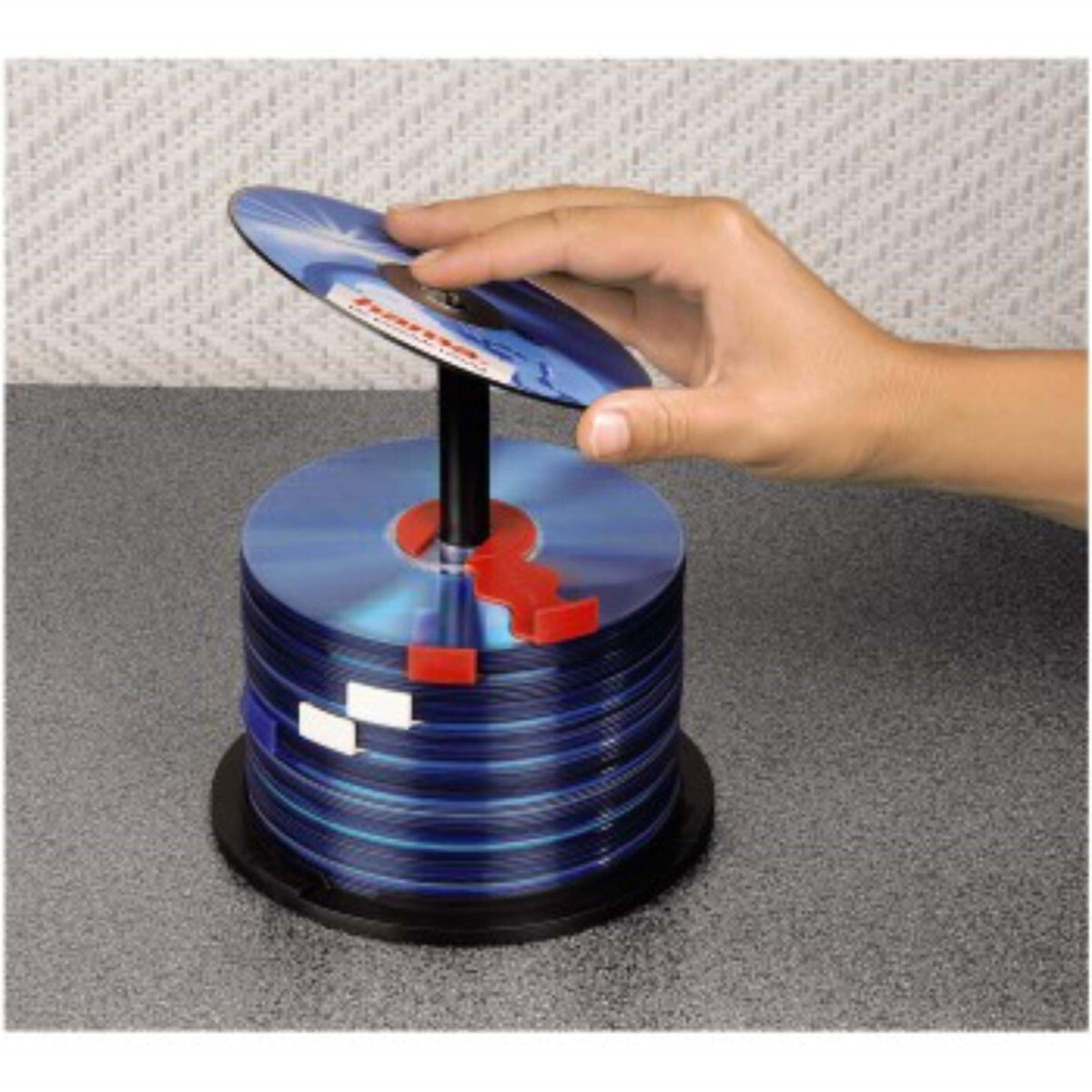 Hama CD-Spindel Einteiler Einteilung Marker Markierung Rohlinge CDs DVD ...