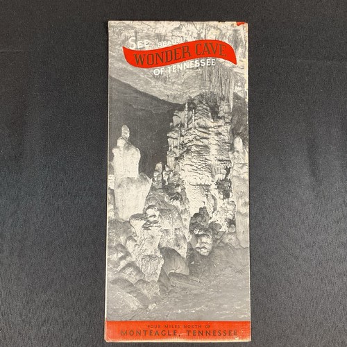 Vintage Wonder Cave Of Tennessee Promotional Brochure And Map Monteagle ...