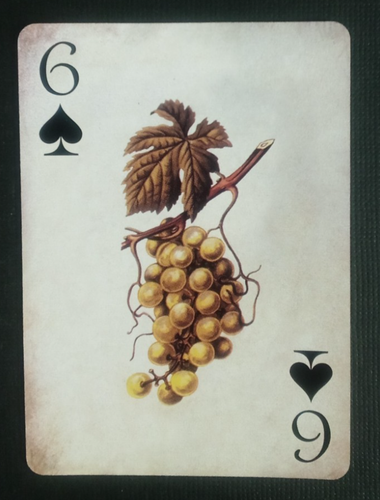 Masterpiece Playing Card Botanical Grapes (A) 6 Spades | eBay